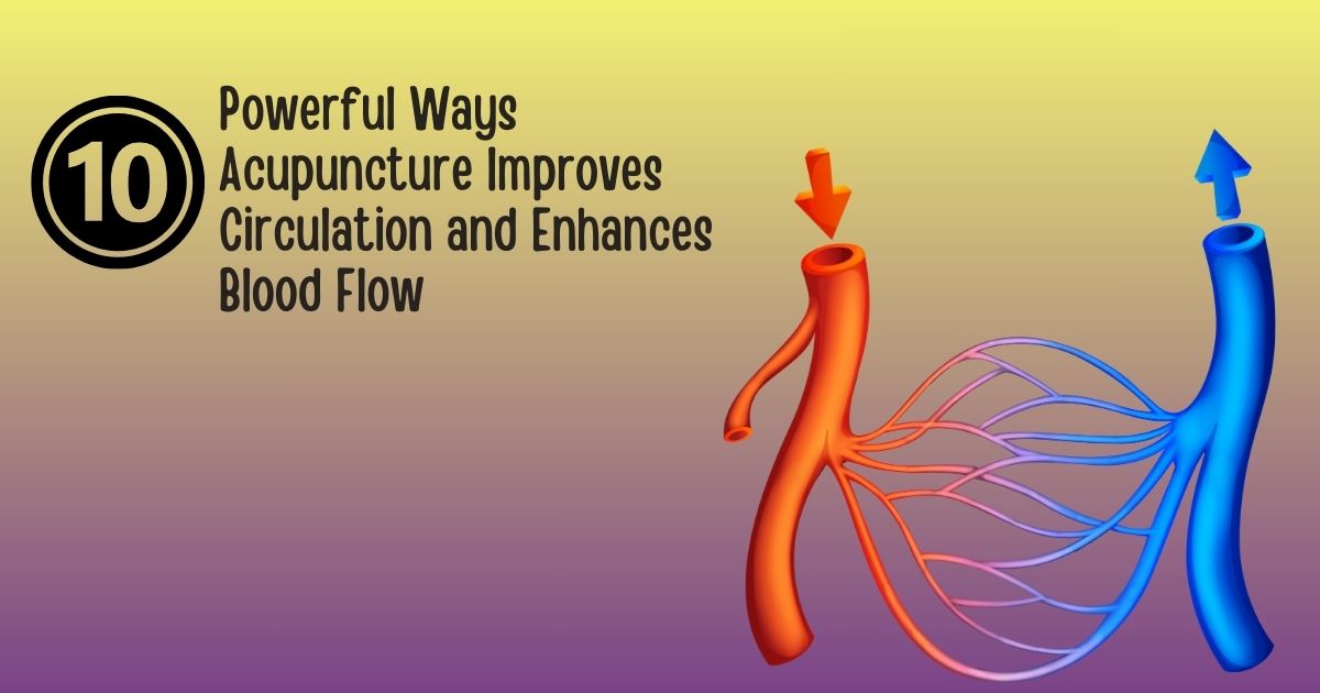 10 Ways Acupuncture For Circulation Helps Blood Flow